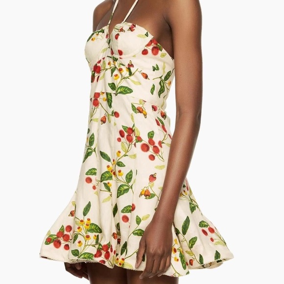 Agua Bendita | Dresses | Agua Curandera Anturio Frutal Floral Linen ...
